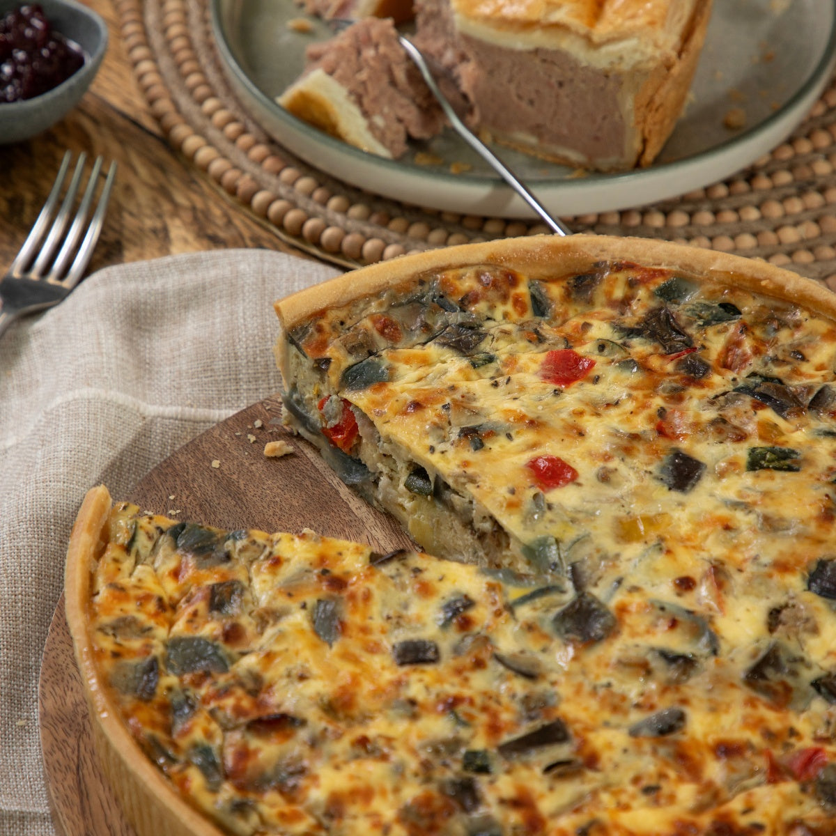 Homemade Whole Quiche – Brocksbushes Farm Shop